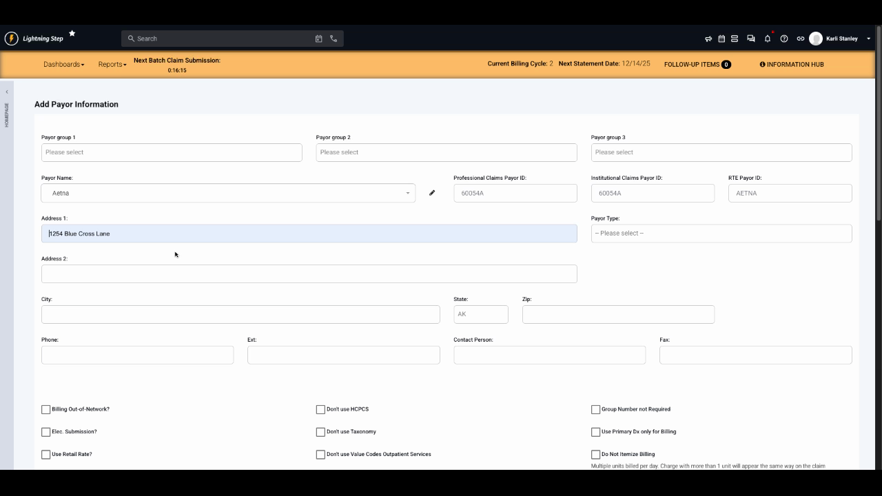How to Create a Payer